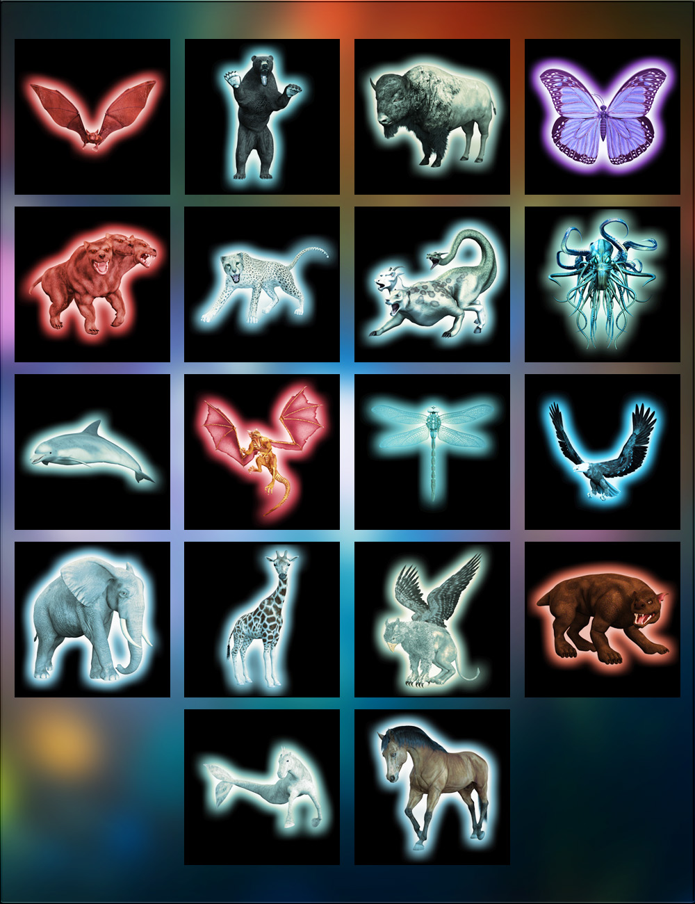VYK Spirit Animals and Familiars | Daz 3D