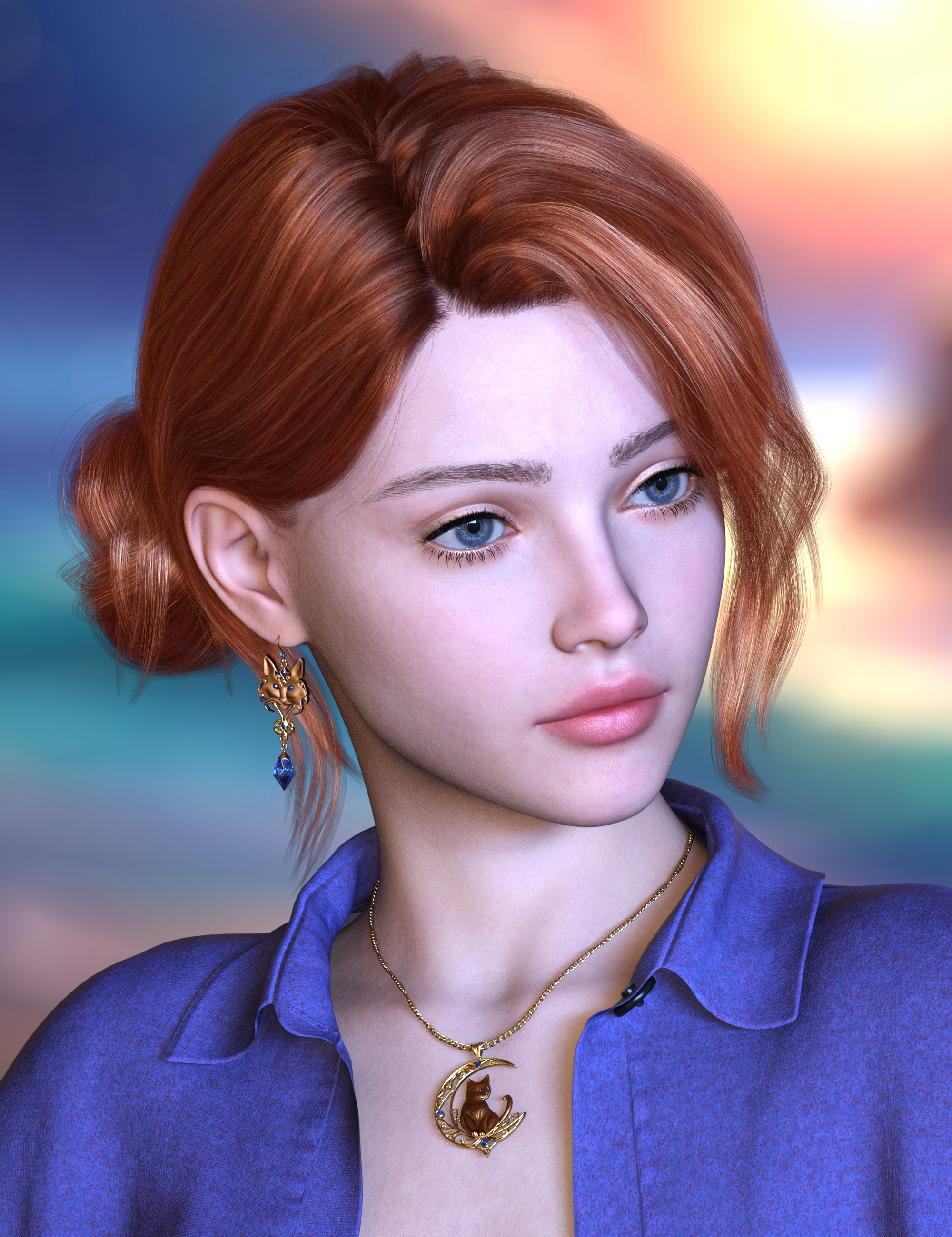 Felis Hair and Accessories for Genesis 9, 8 and 8.1 Female | Daz 3D
