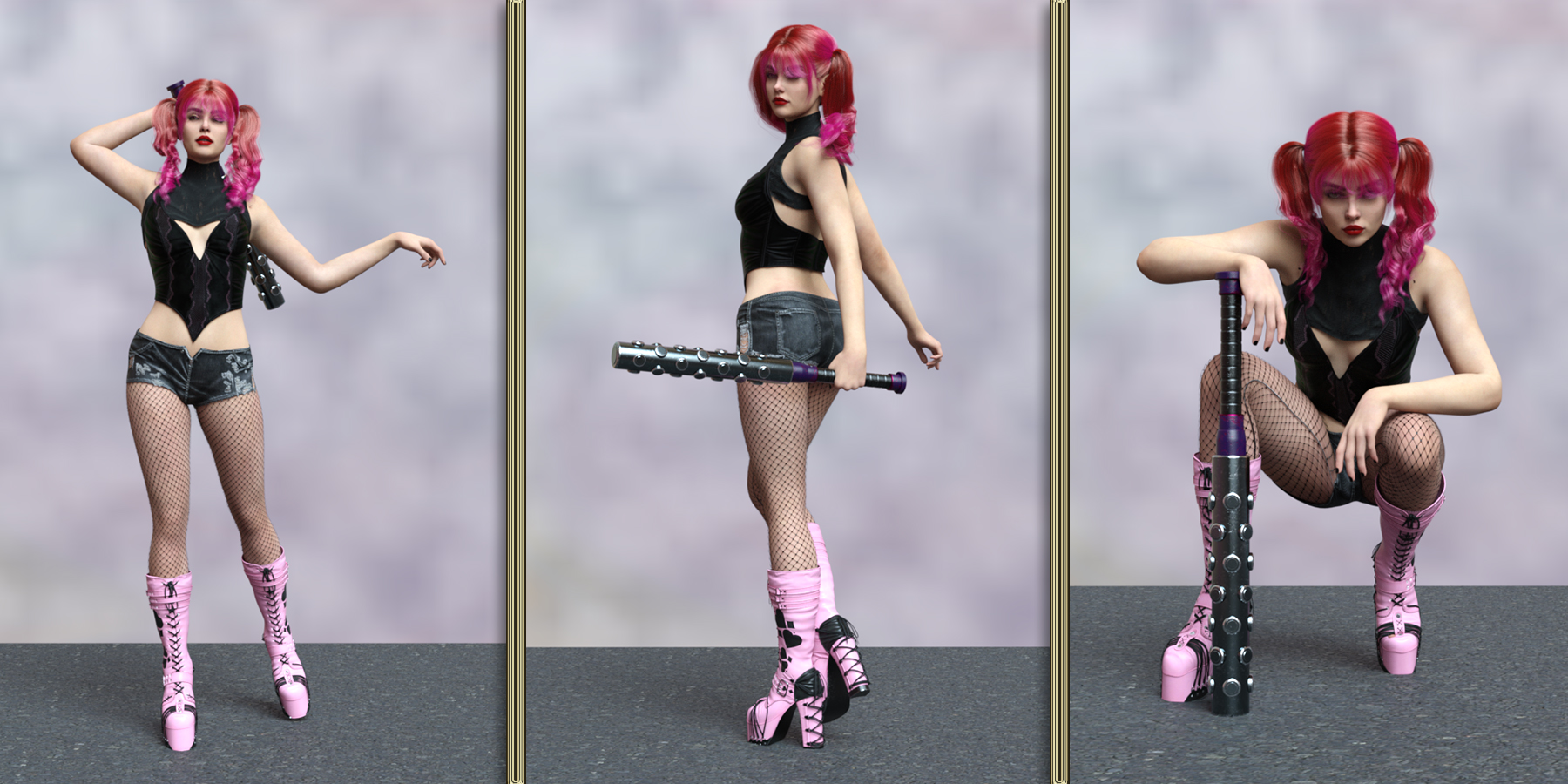 Deranged Poses for Genesis 9 Feminine | Daz 3D