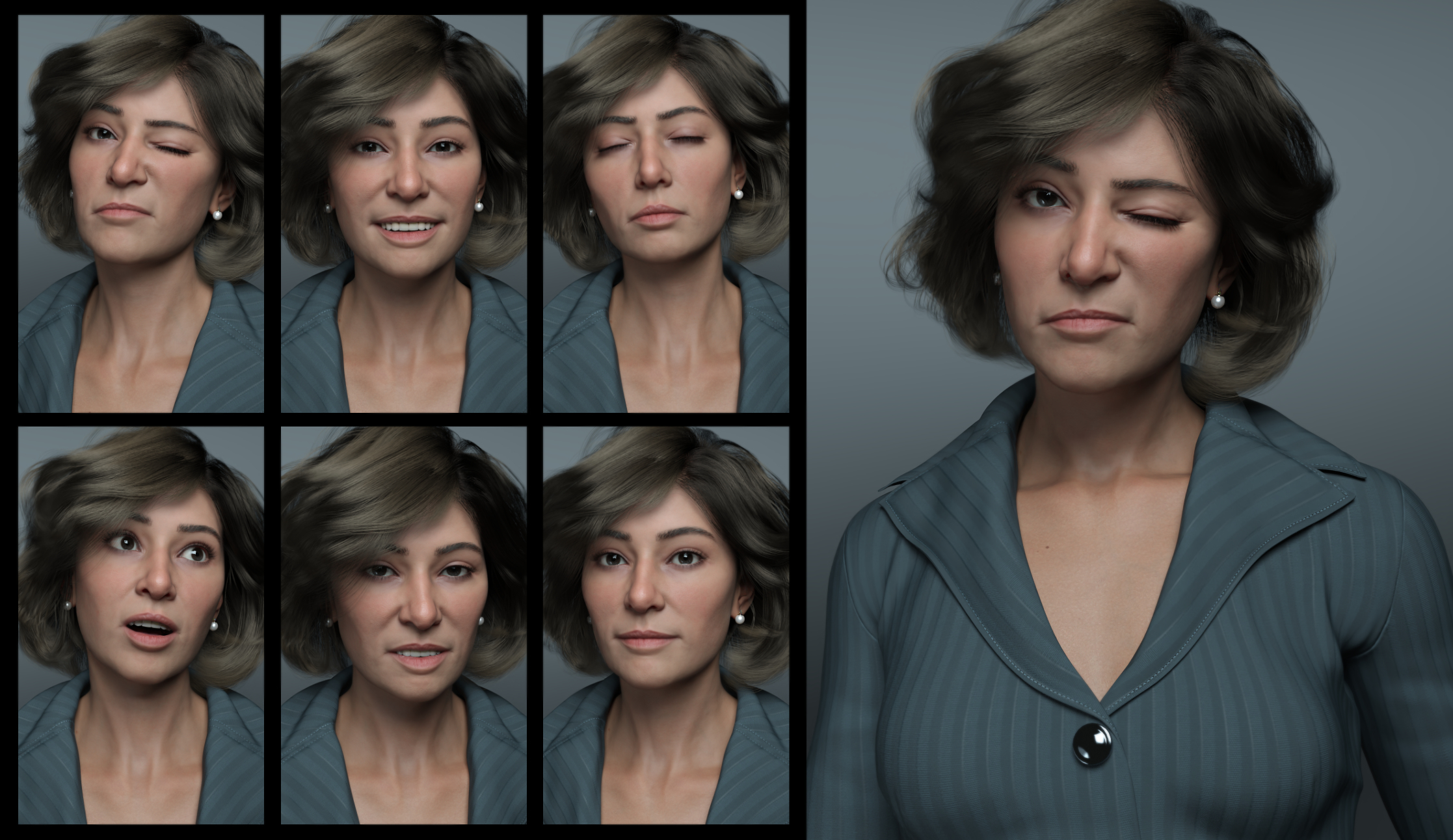 The Expression Collection for Sophia 9 | Daz 3D