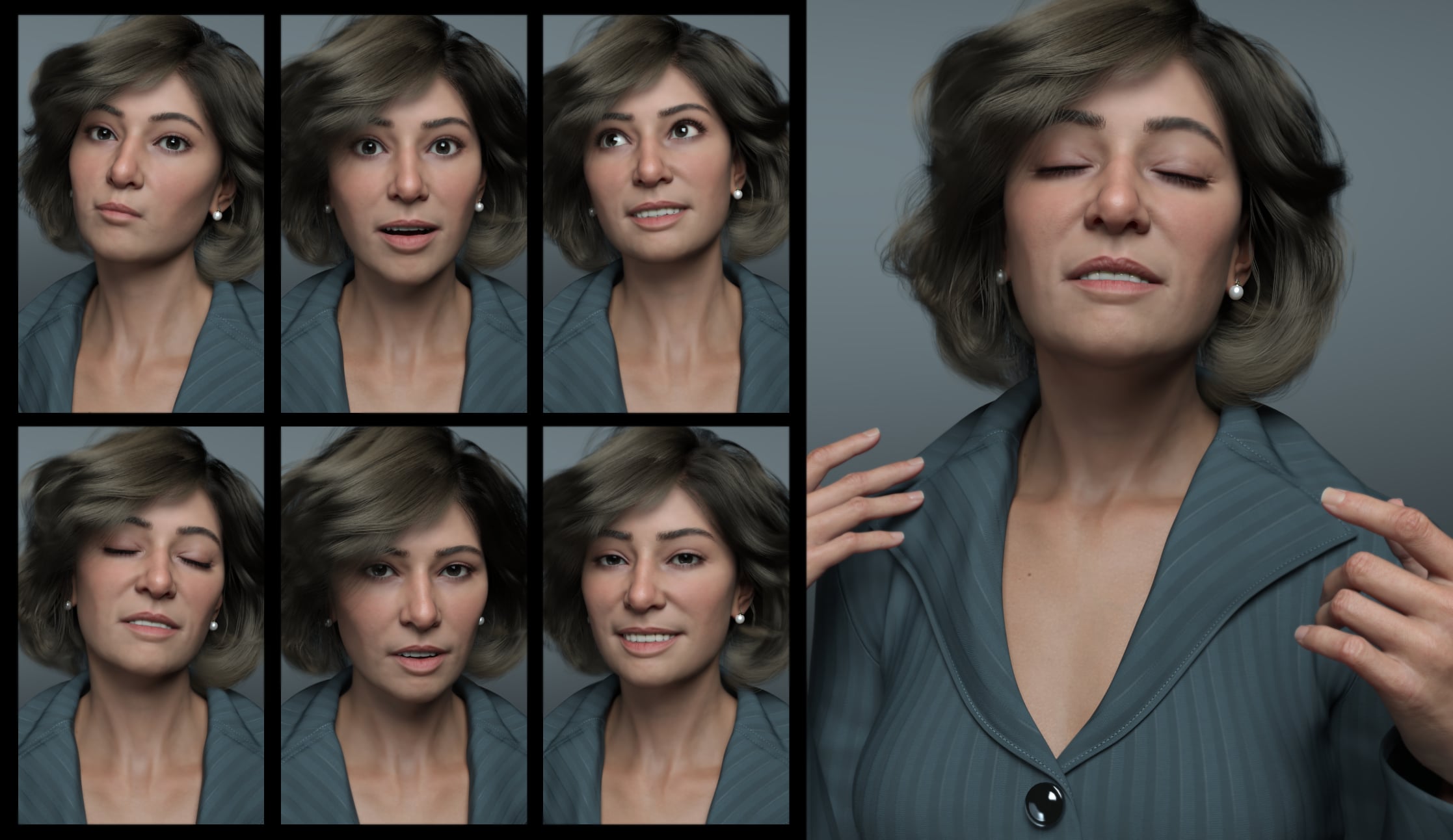 The Expression Collection for Sophia 9 | Daz 3D