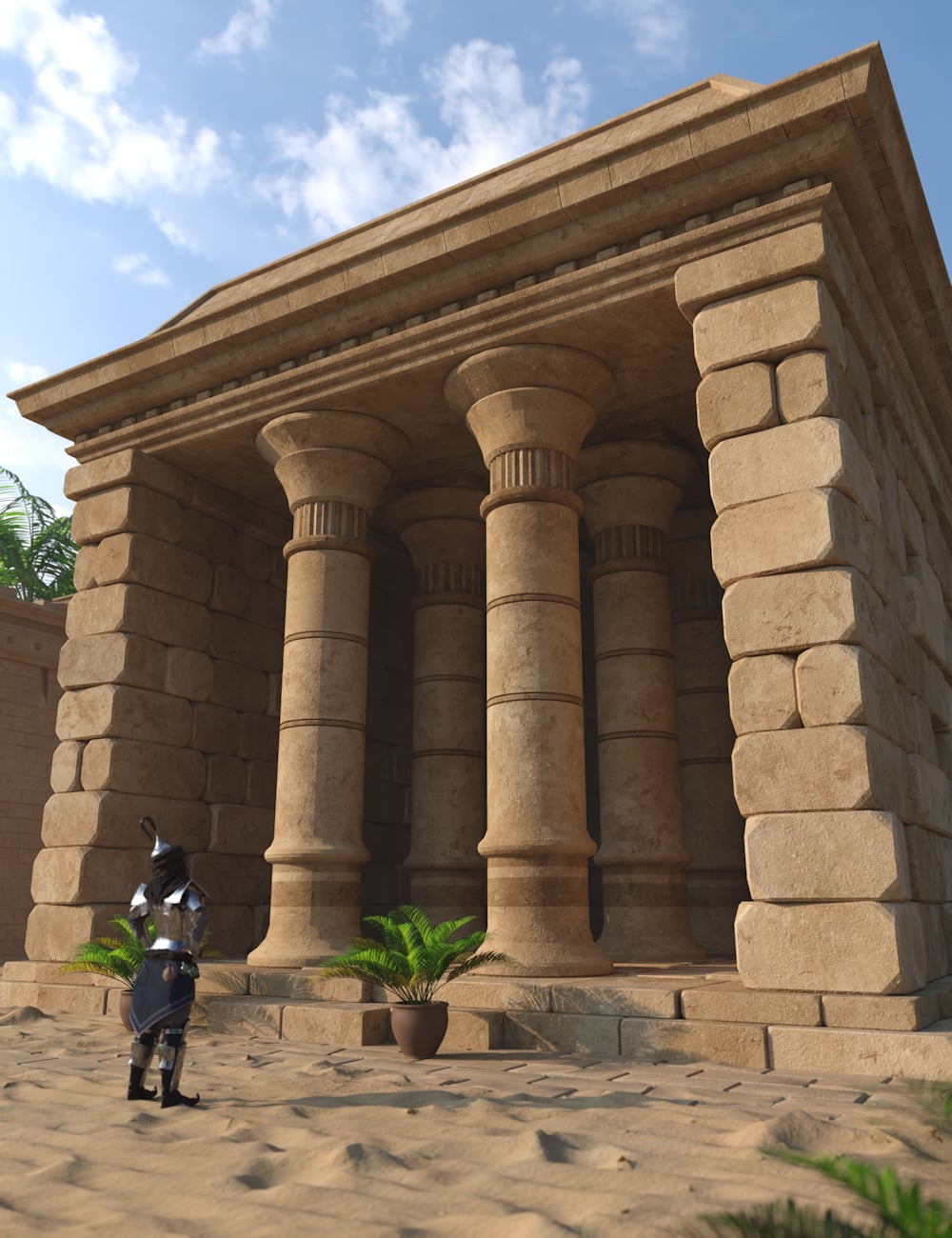 Egyptian Temples 2 | Daz 3D