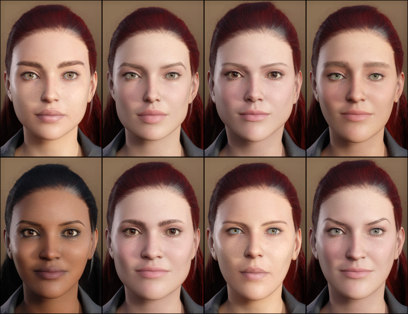 Action Heroines Face Morphs for Genesis 9 | Daz 3D