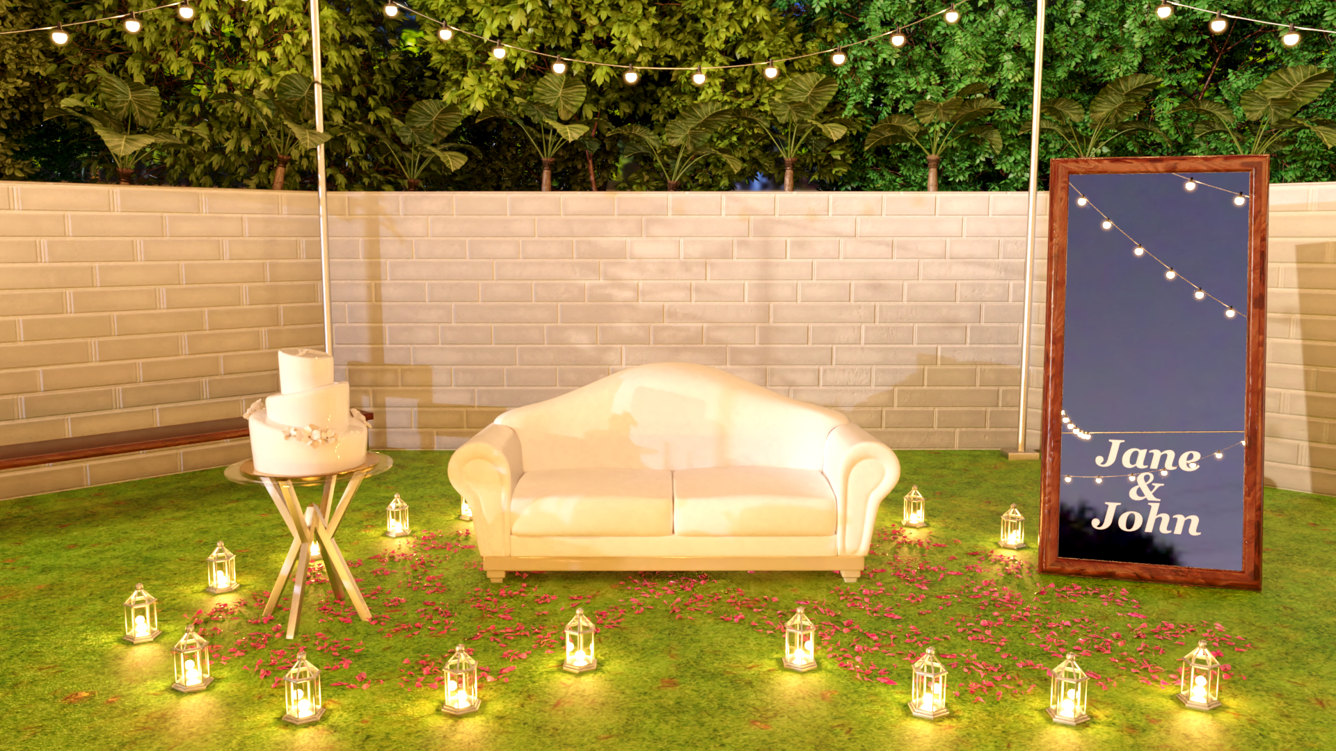 Outdoor Wedding | Daz 3D