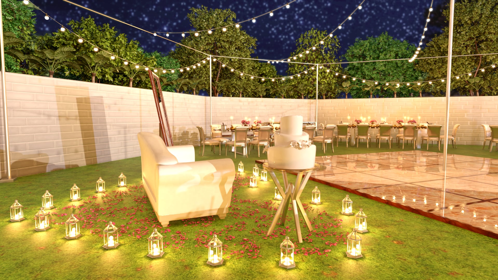 Outdoor Wedding | Daz 3D