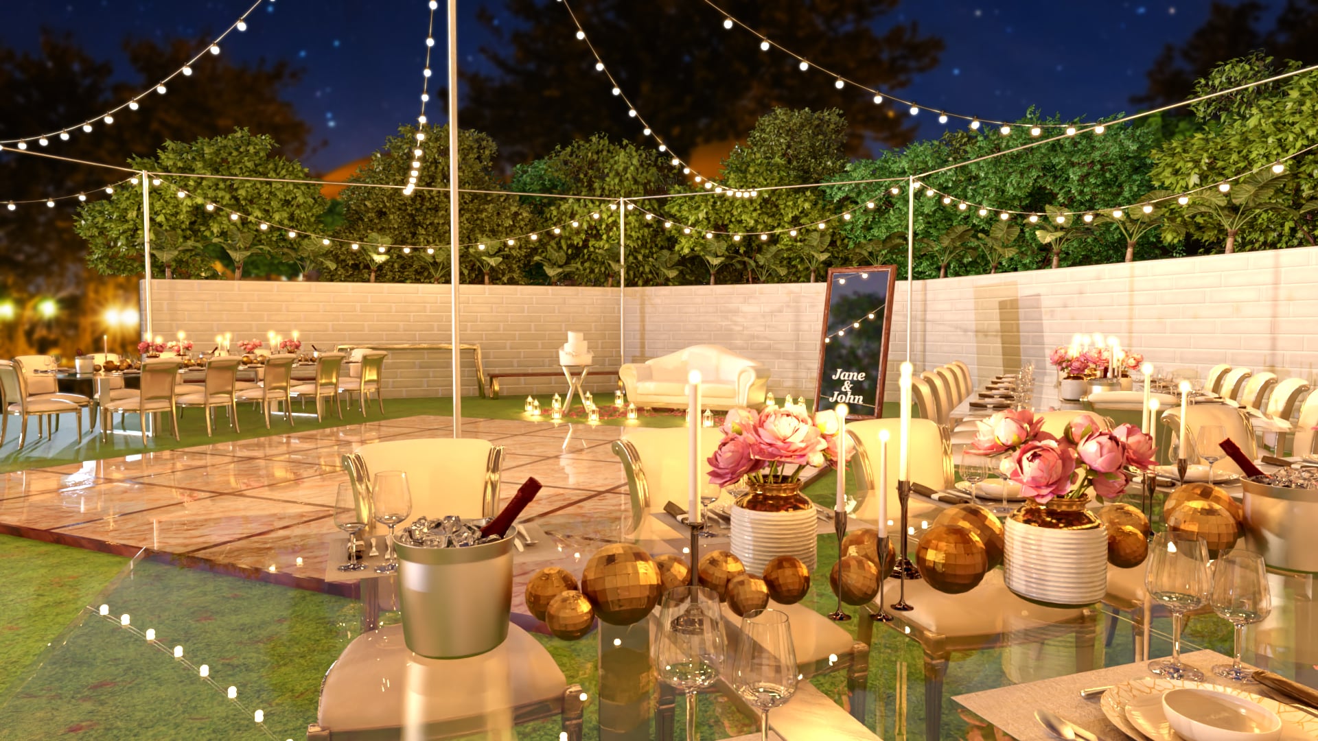Outdoor Wedding | Daz 3D