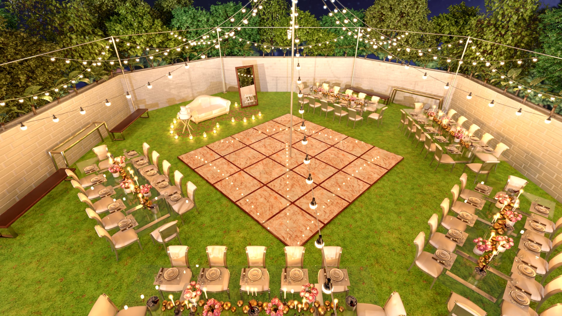Outdoor Wedding | Daz 3D