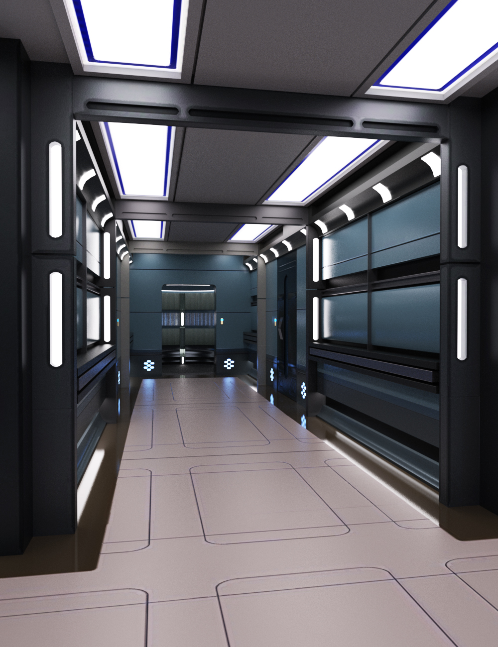Sci-fi Space Kit Bundle | Daz 3D