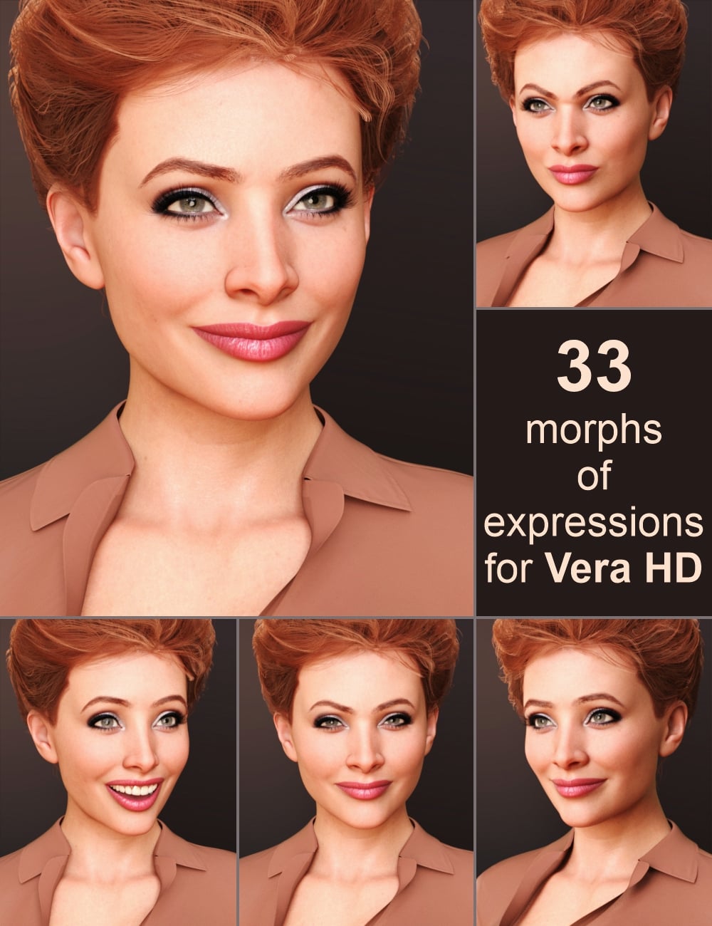 Vera Expressions for Vera HD | Daz 3D