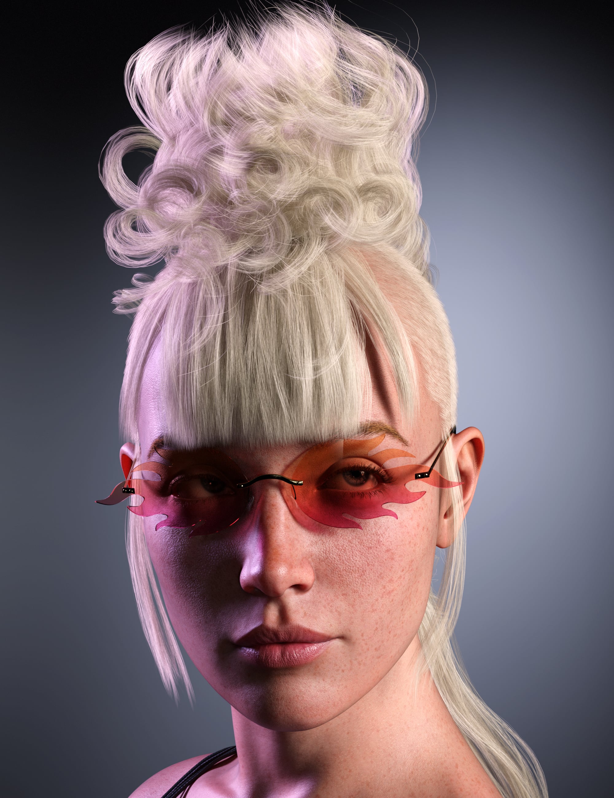 FE Wild Personality Hair for Genesis 9 | Daz 3D