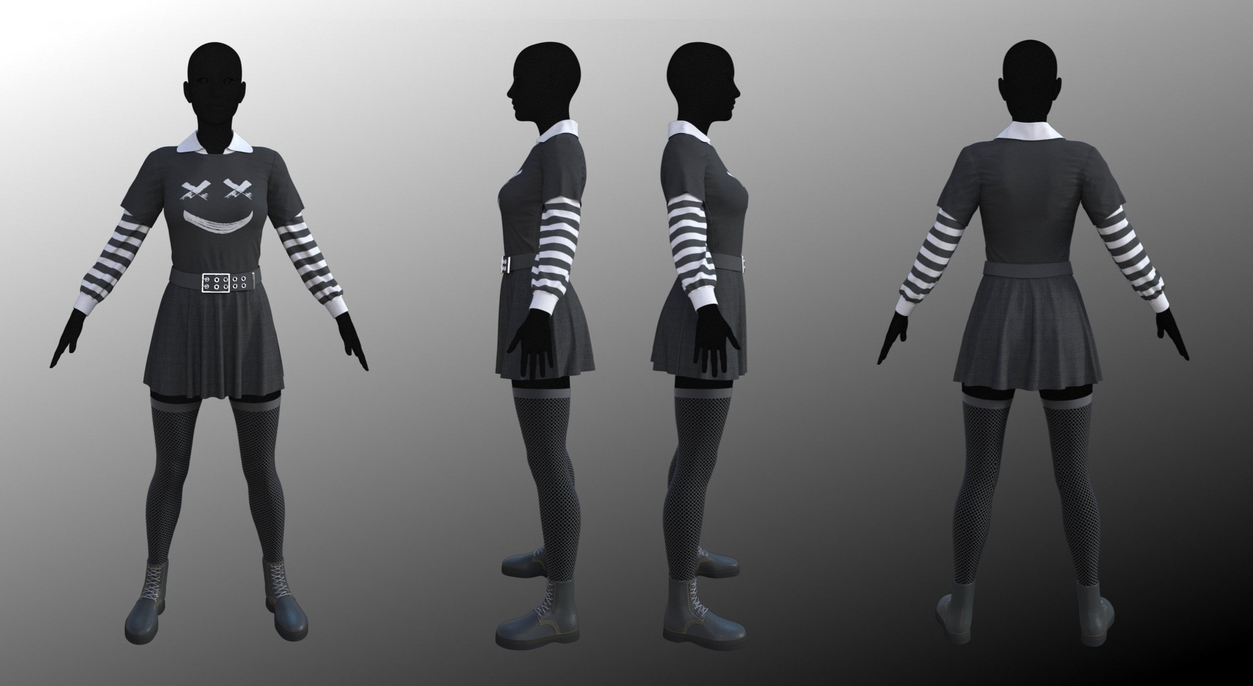 FG Egirl Bundle for Genesis 8 Female | Daz 3D