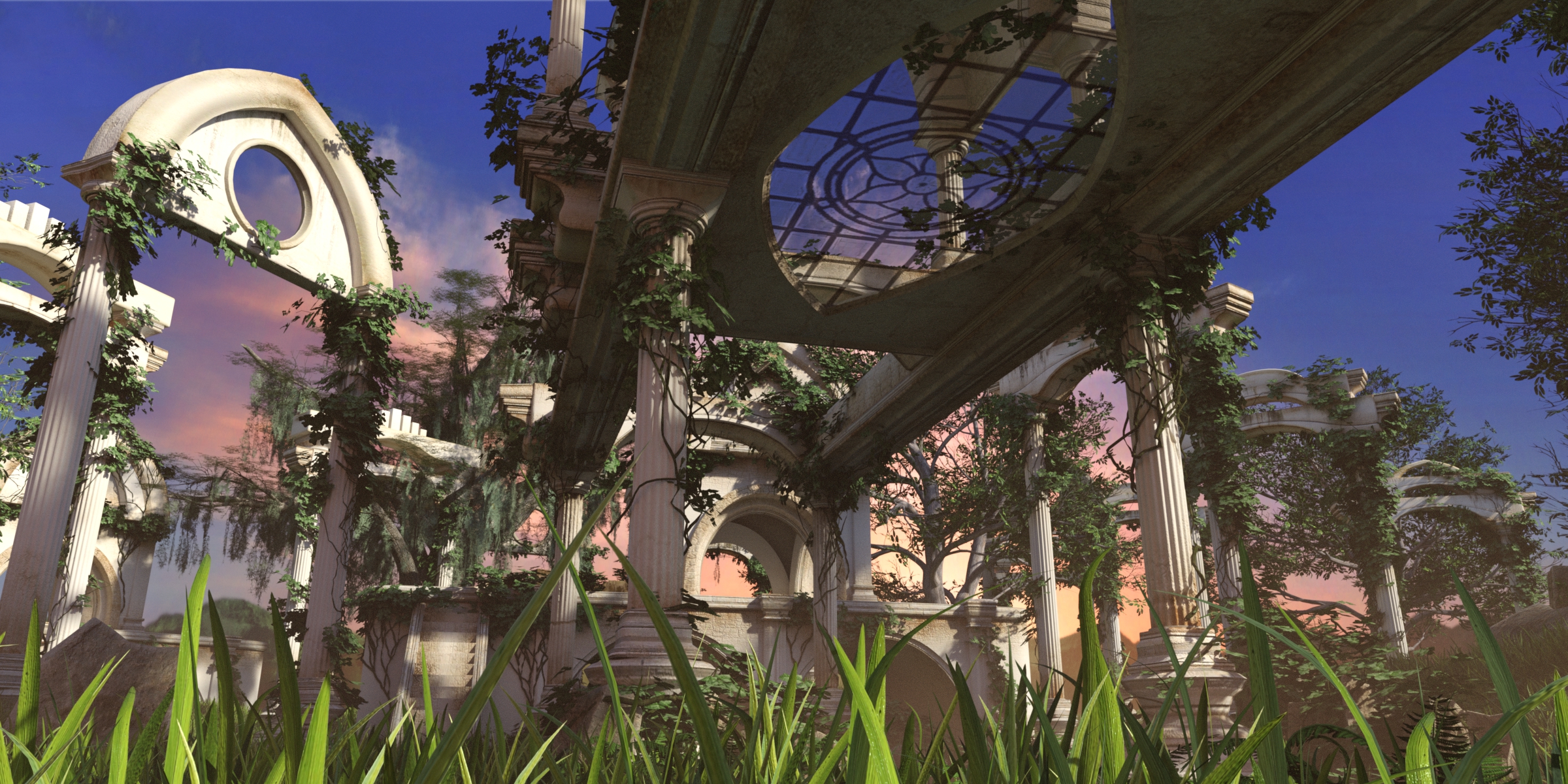Ancient Mystic Ruins - Sky-Ray World | Daz 3D