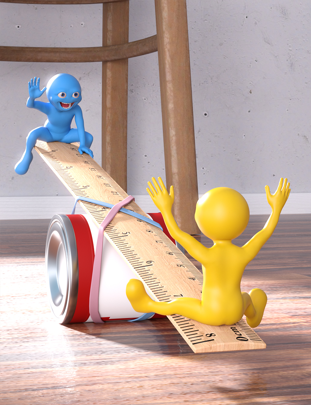 Oversized Props and Poses for Mister Bobble | Daz 3D
