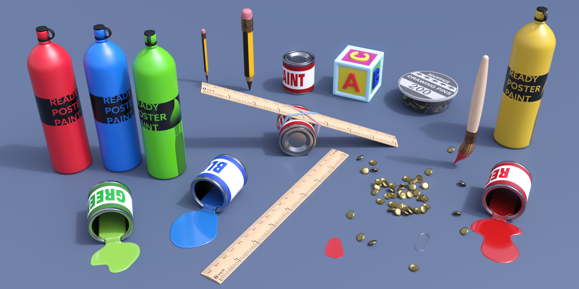 Oversized Props and Poses for Mister Bobble | Daz 3D