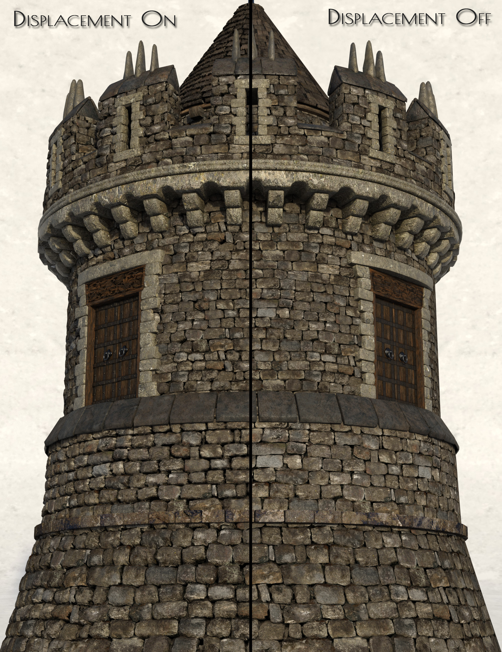 Medieval Castle Construction Kit - Walls and Towers | Daz 3D