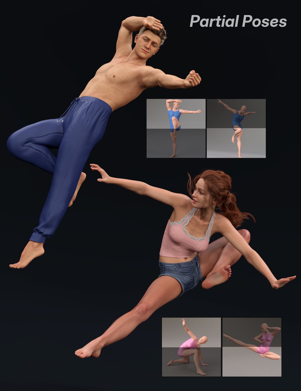 MMX Action Packed Poses 2 for Genesis 9 | Daz 3D