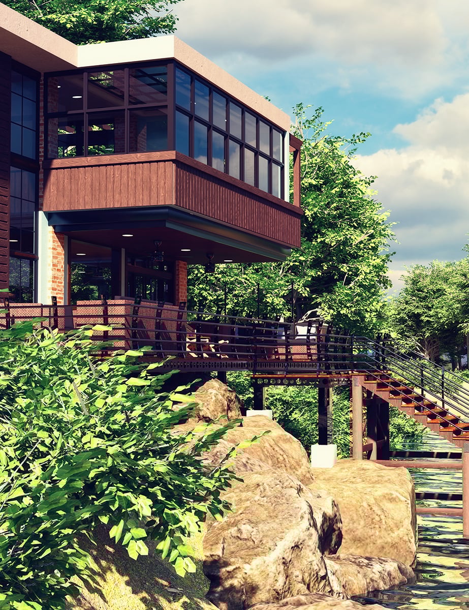 FN Lakeside House | Daz 3D