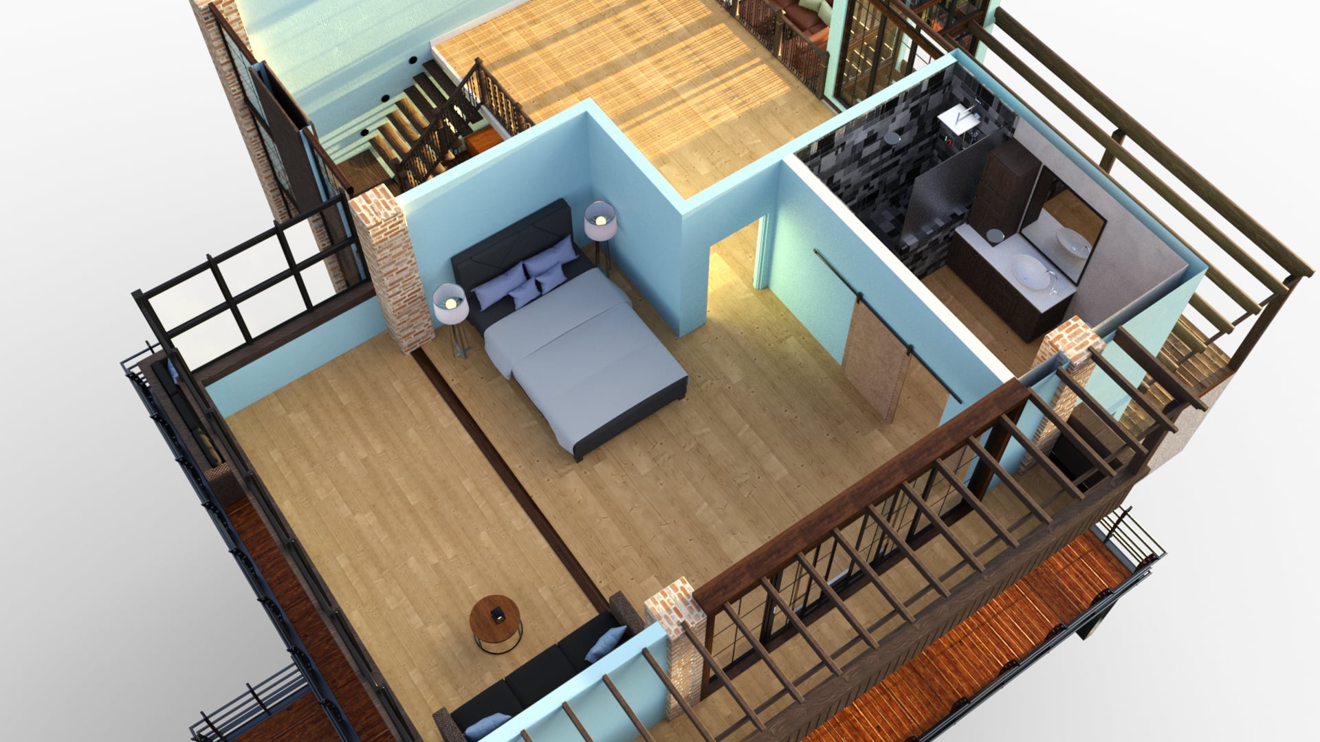 FN Lakeside House | Daz 3D