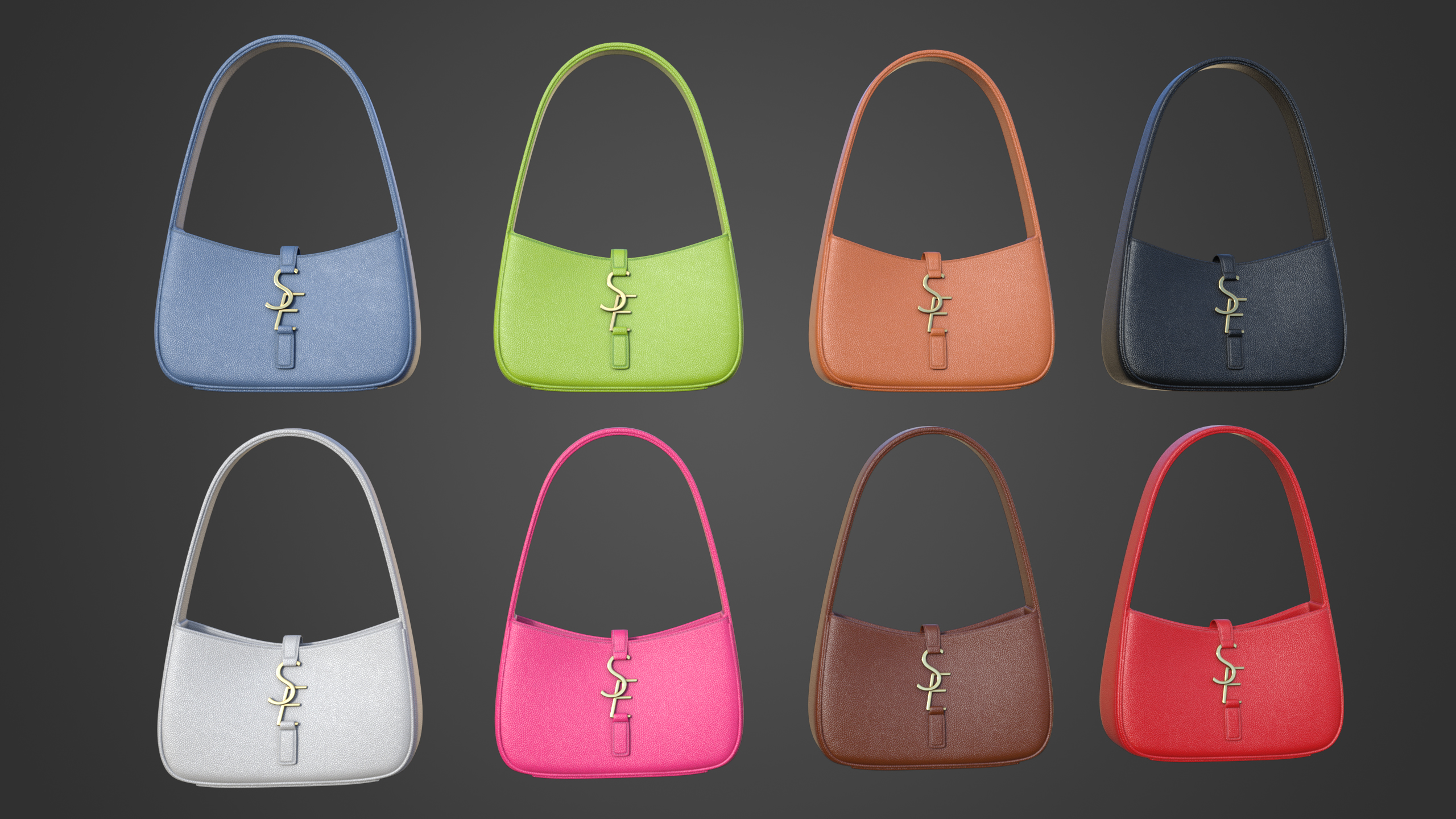 Collection of Classic Bags for Genesis 9 Feminine | Daz 3D