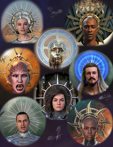 Universal Haloes | Daz 3D