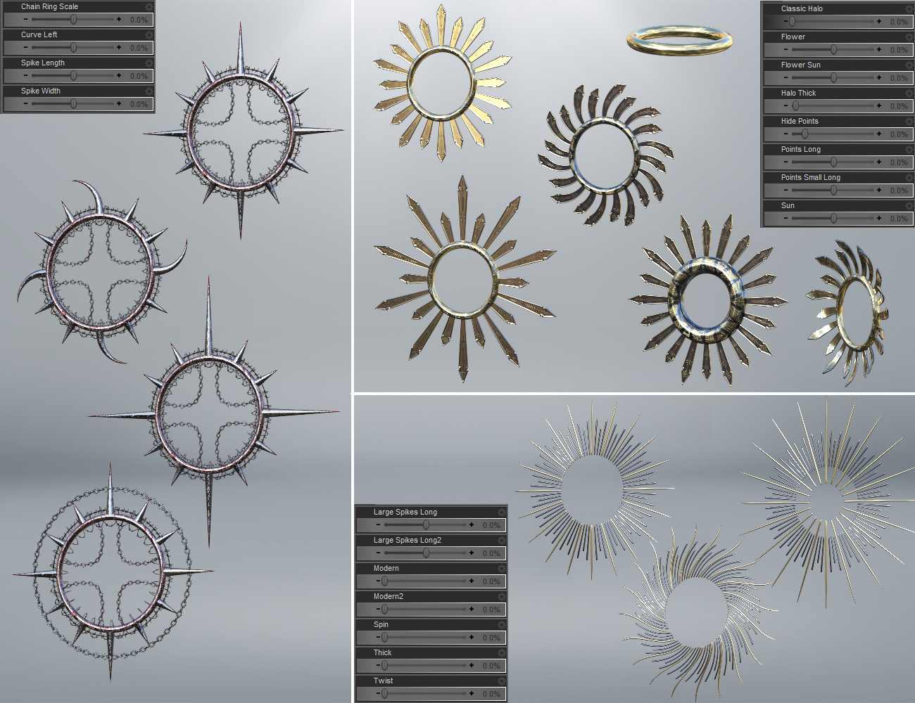 Universal Haloes | Daz 3D