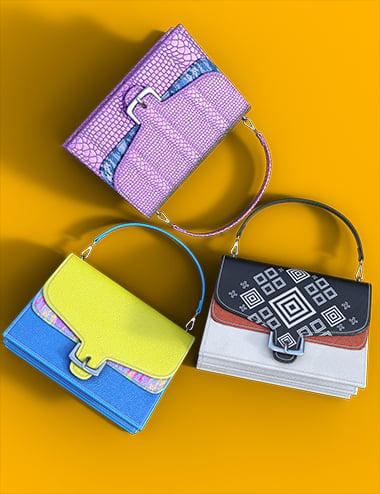 Collection of Classic Bags Creative Textures | Daz 3D