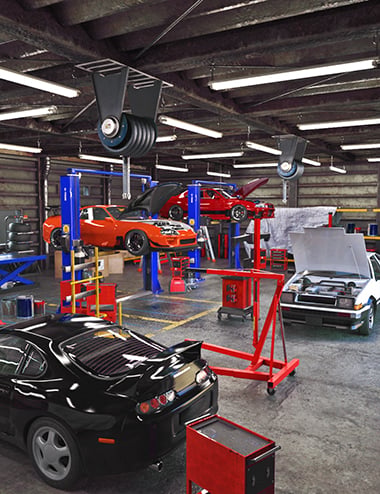 Tuner Garage | Daz 3D
