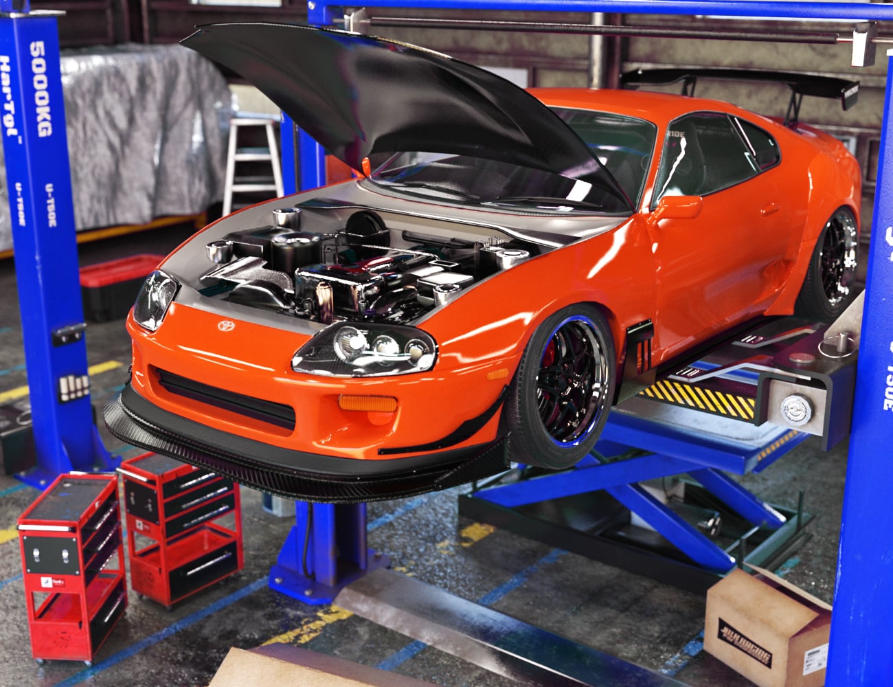 Tuner Garage | Daz 3D