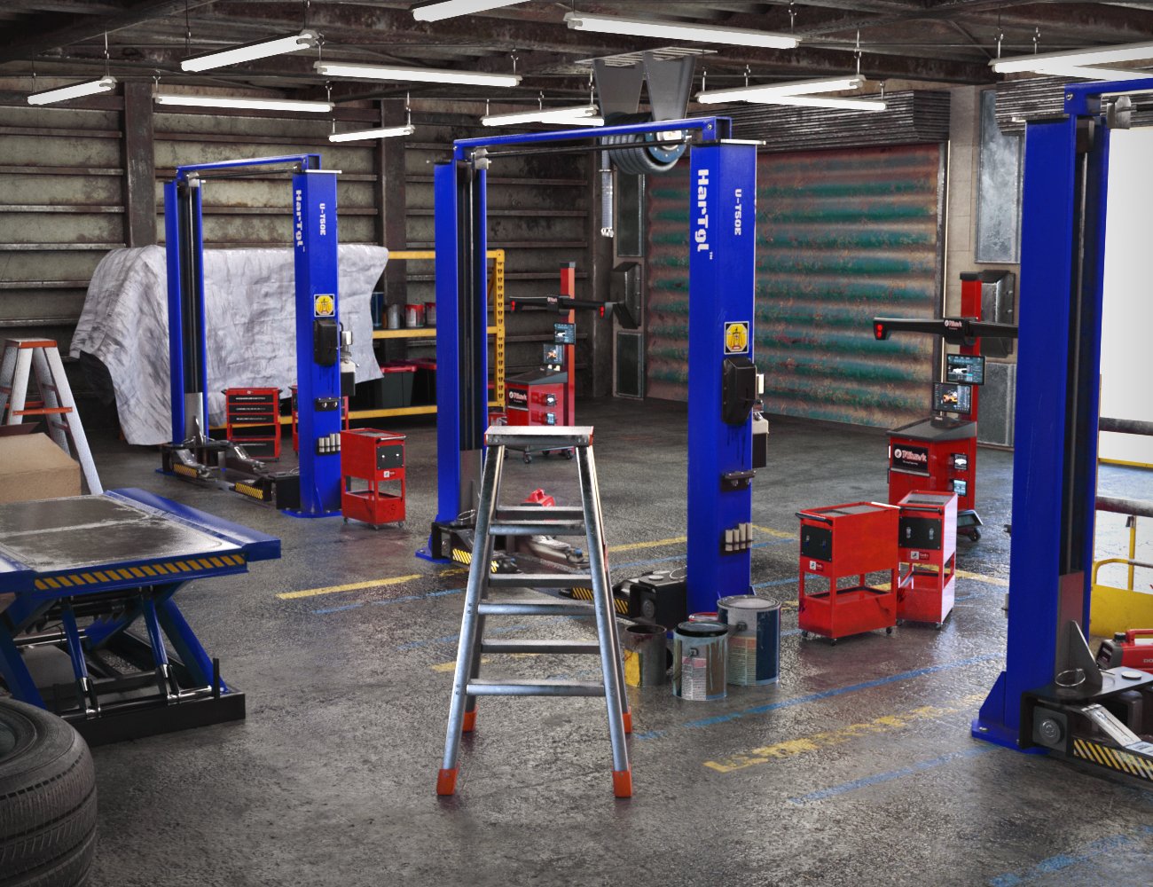 Tuner Garage | Daz 3D