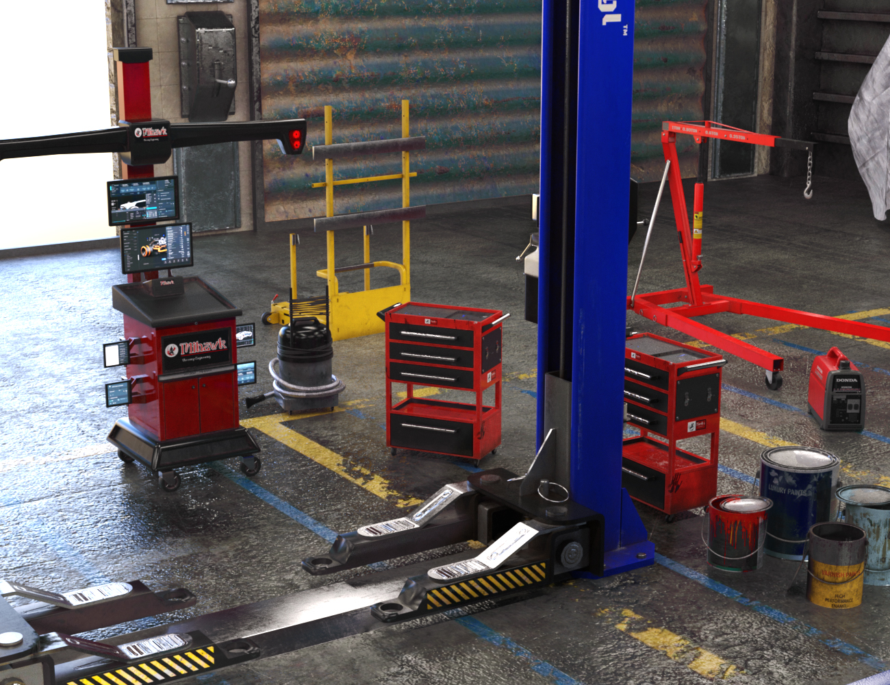 Tuner Garage | Daz 3D