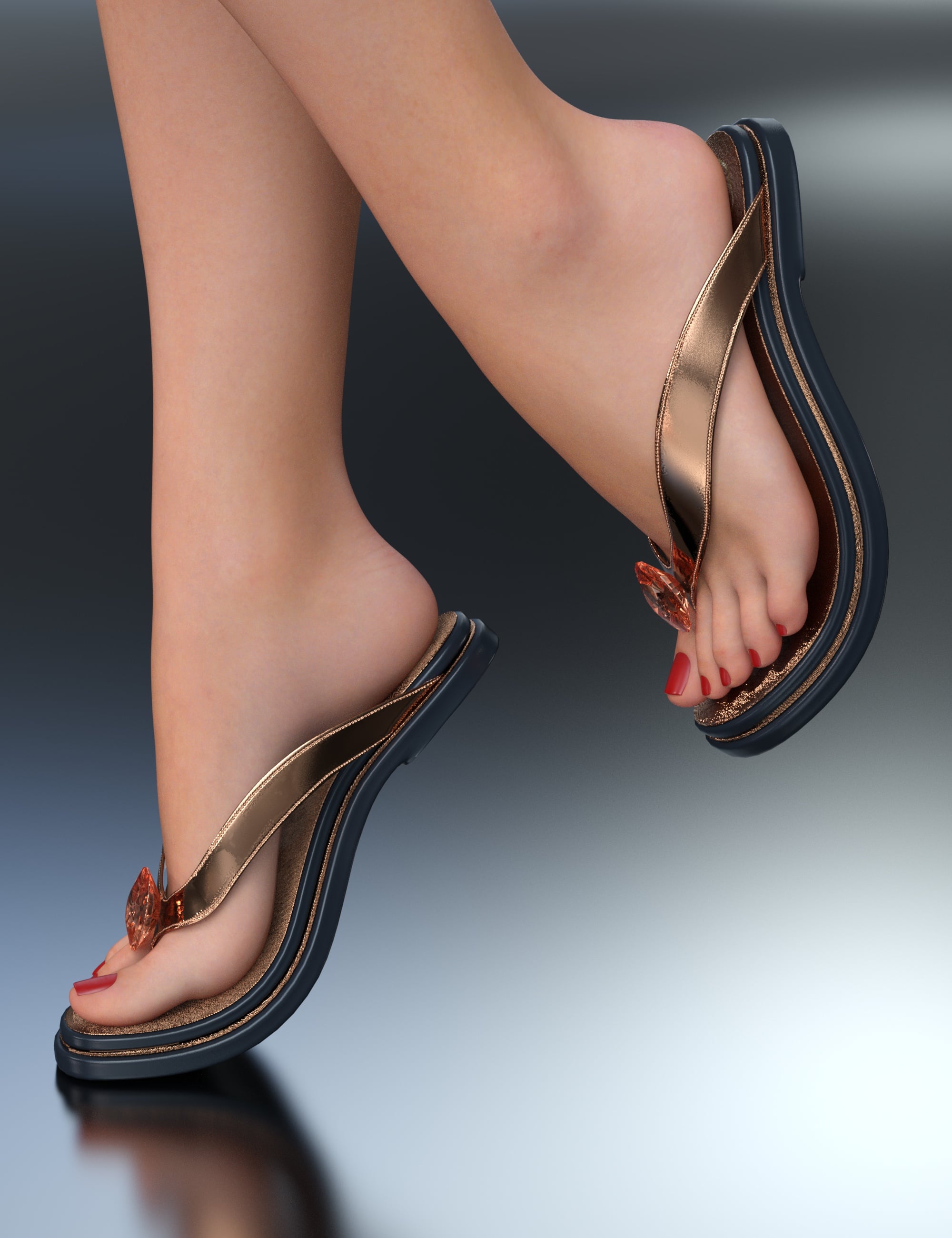 Charisma Sandals for Genesis 9 | Daz 3D