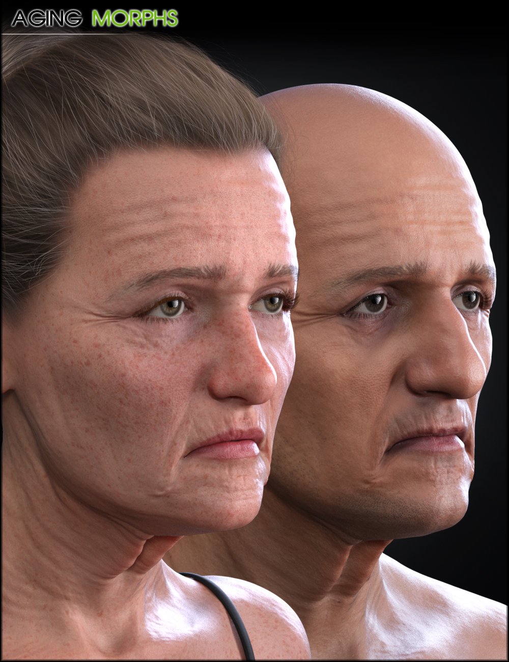 Aging Morphs for Genesis 9 | Daz 3D