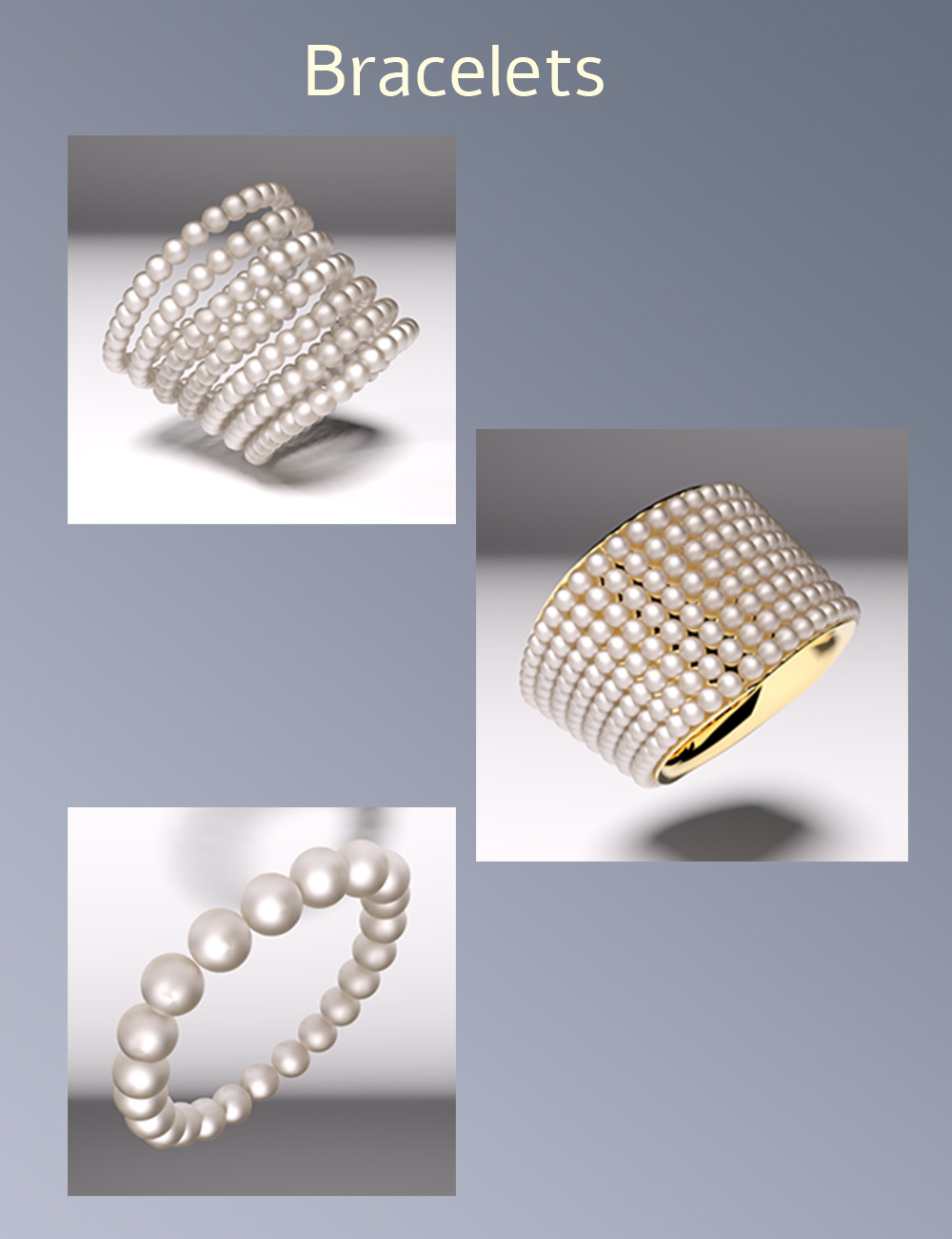 Modern Pearls Jewelry for Genesis 9 | Daz 3D
