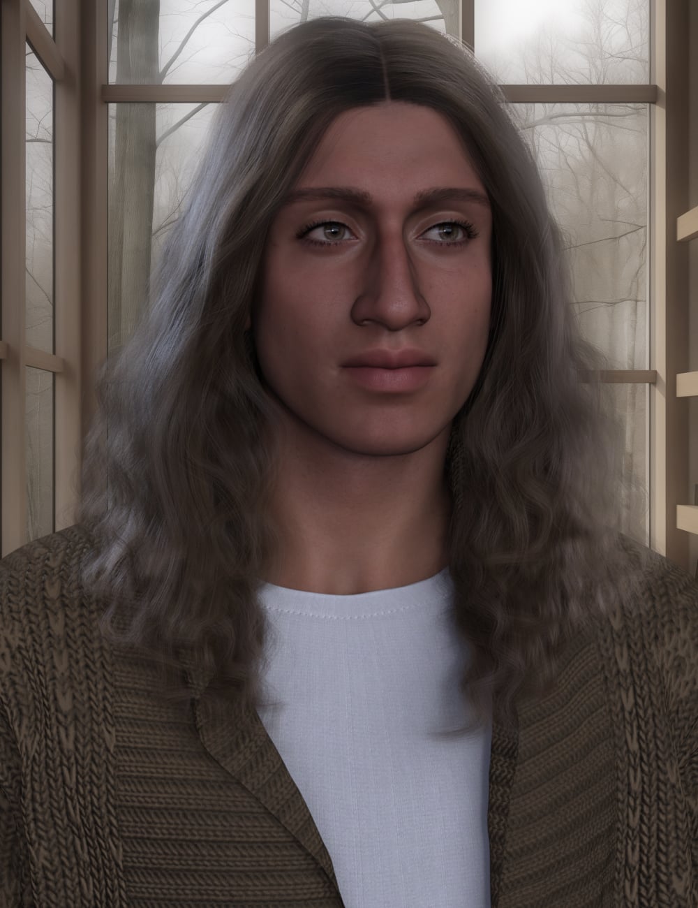 dForce Christopher Hair for Genesis 9 | Daz 3D