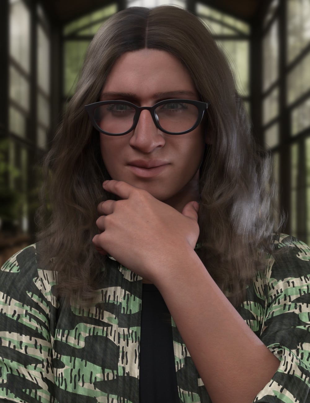 dForce Christopher Hair for Genesis 9 | Daz 3D