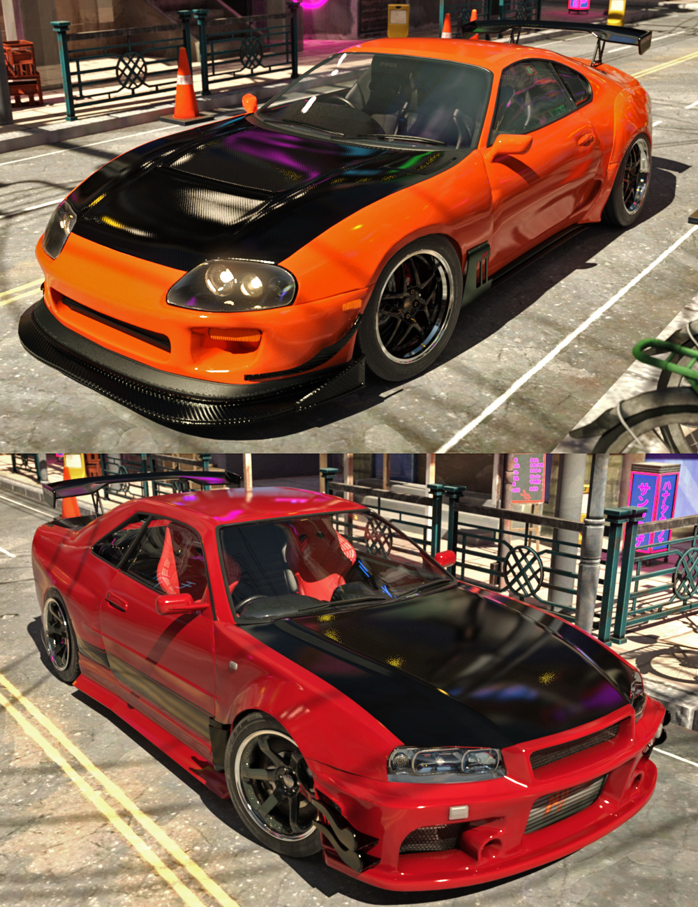 JDM Legends Car Bundle | Daz 3D