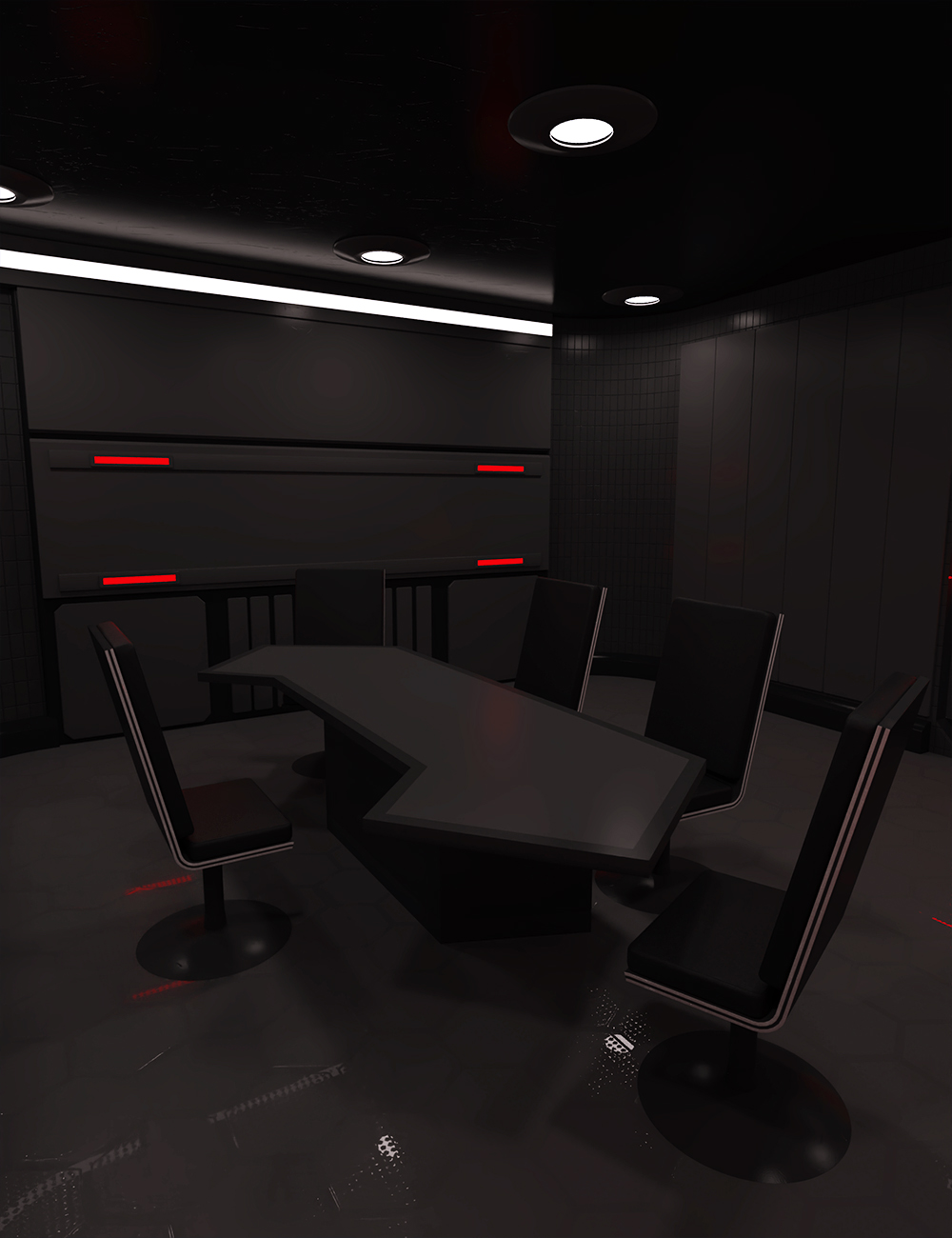 FH Sci-Fi Meeting Room | Daz 3D