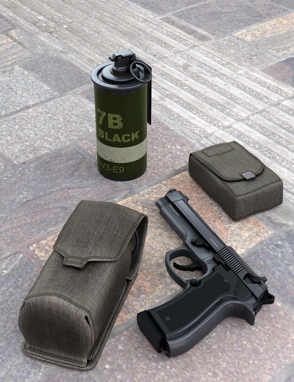 Obsidian Secret Agent Set for Genesis 9 | Daz 3D