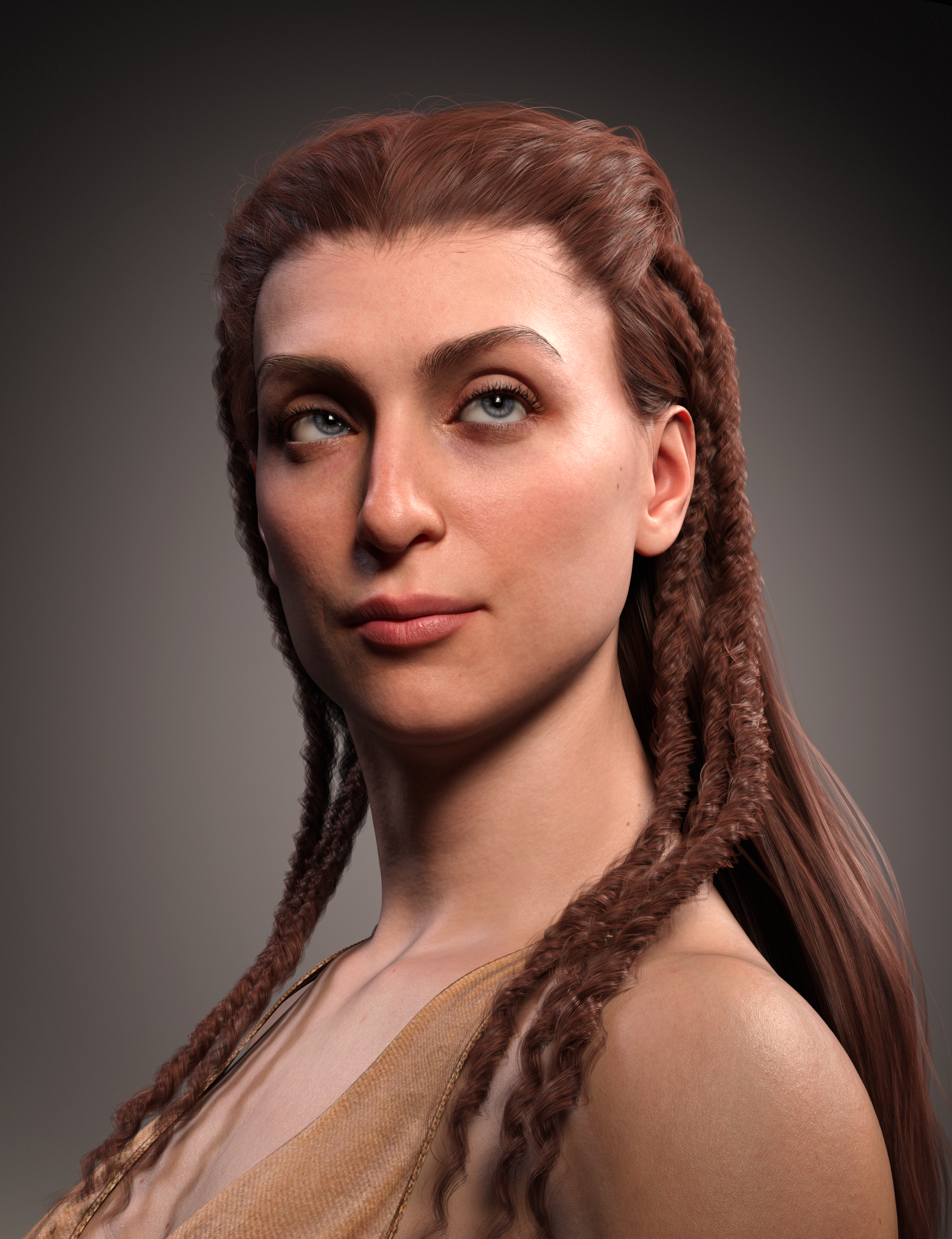 FE Long Wad Hair for Genesis 9 | Daz 3D