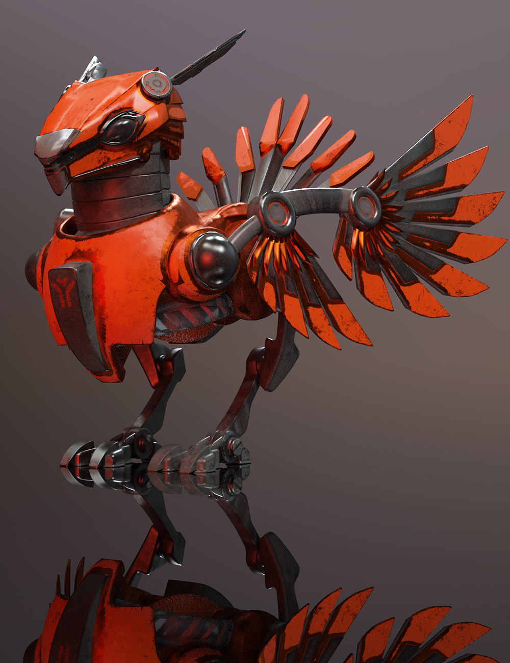 Mech Raptor | Daz 3D