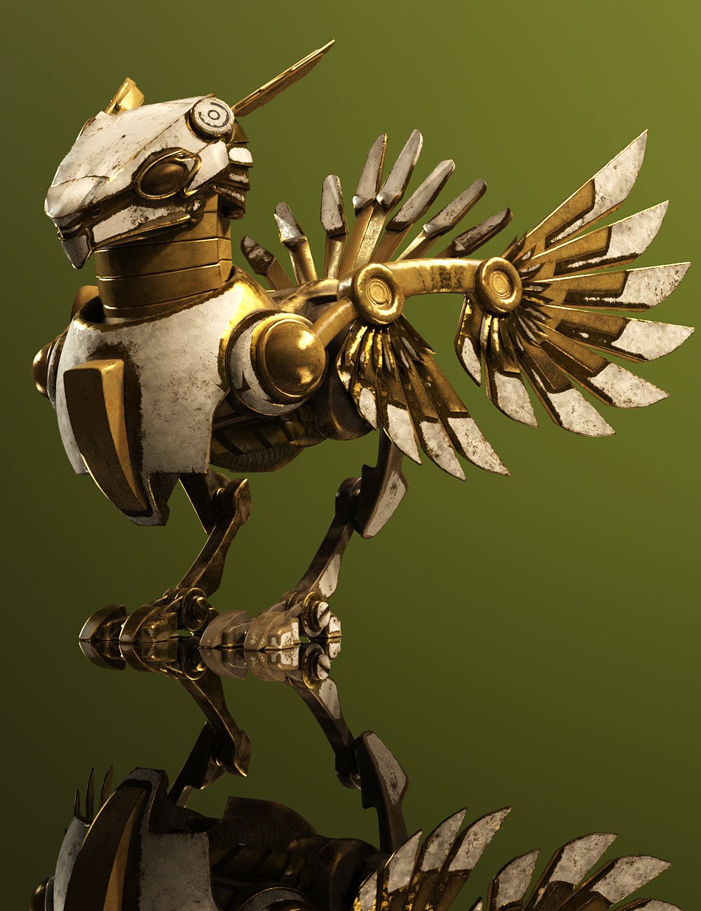 Mech Raptor | Daz 3D