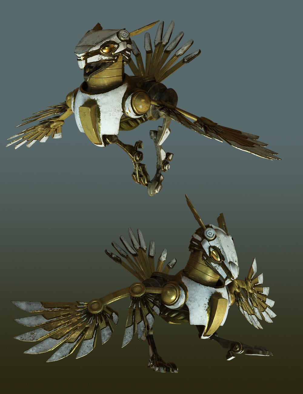 Mech Raptor | Daz 3D