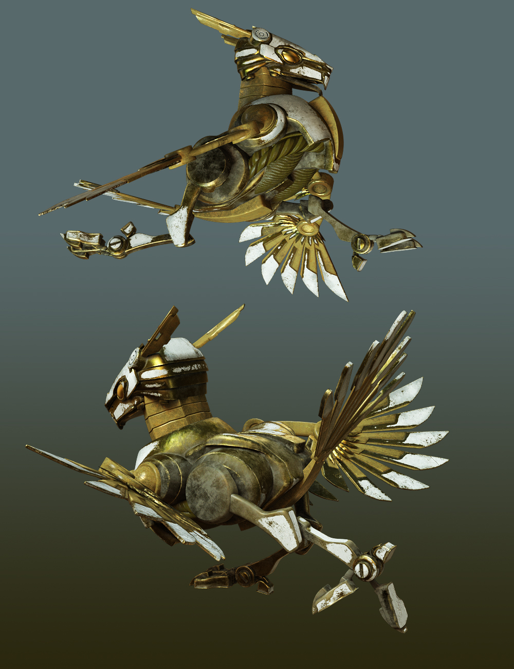 Mech Raptor | Daz 3D