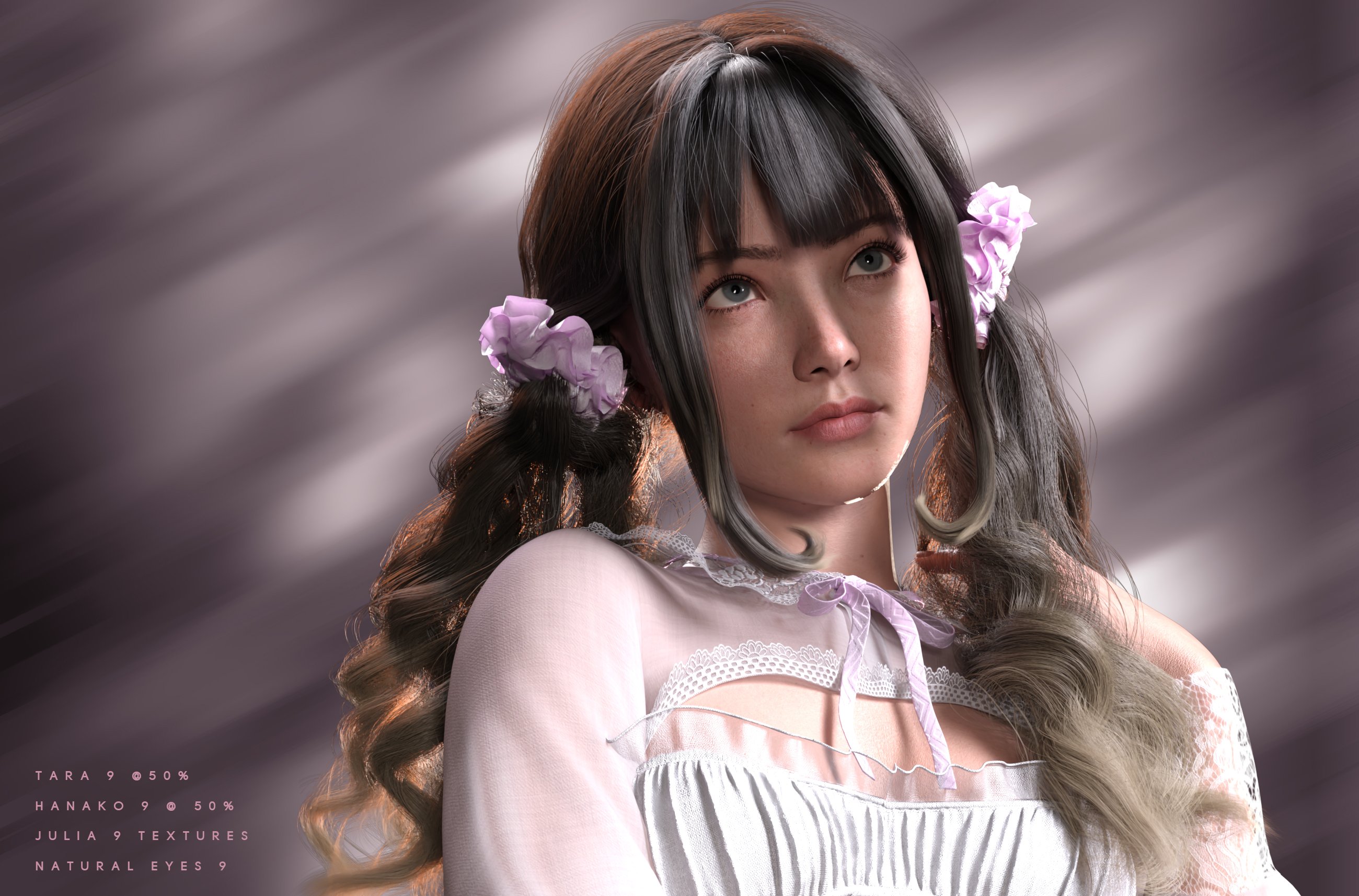 dForce Dokidoki Hair for Genesis 9 | Daz 3D