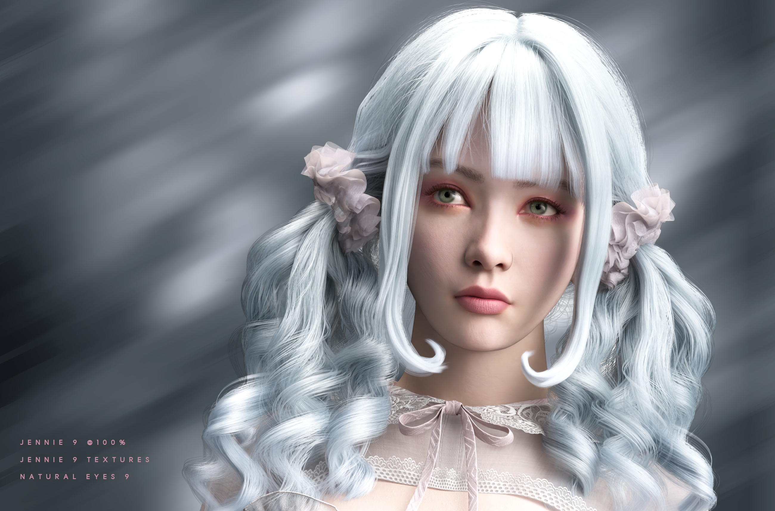dForce Dokidoki Hair for Genesis 9 | Daz 3D