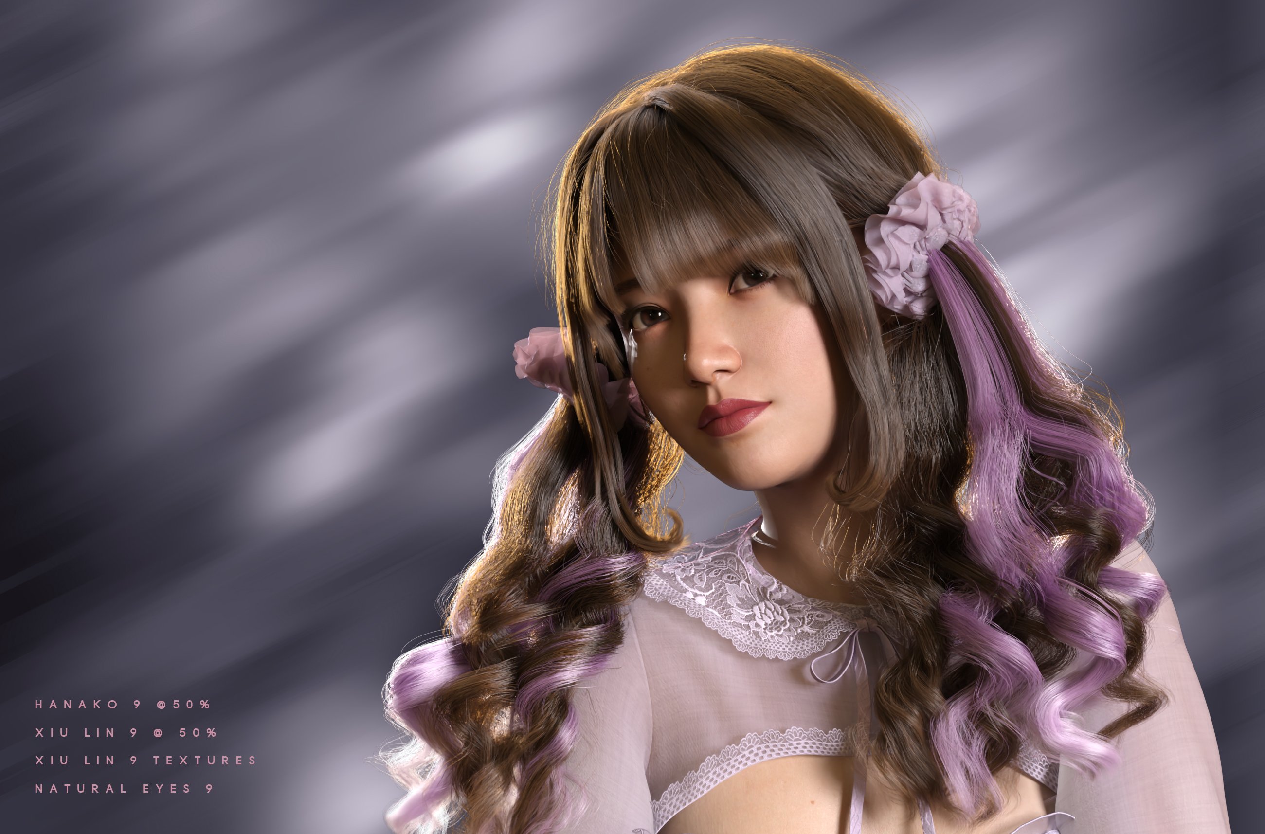 dForce Dokidoki Hair for Genesis 9 | Daz 3D
