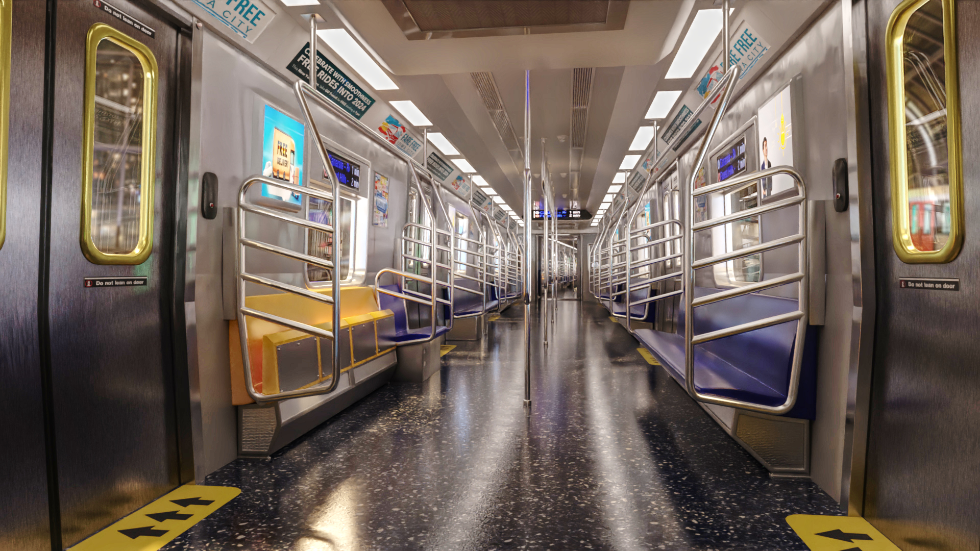 Subway Metro Train | Daz 3D