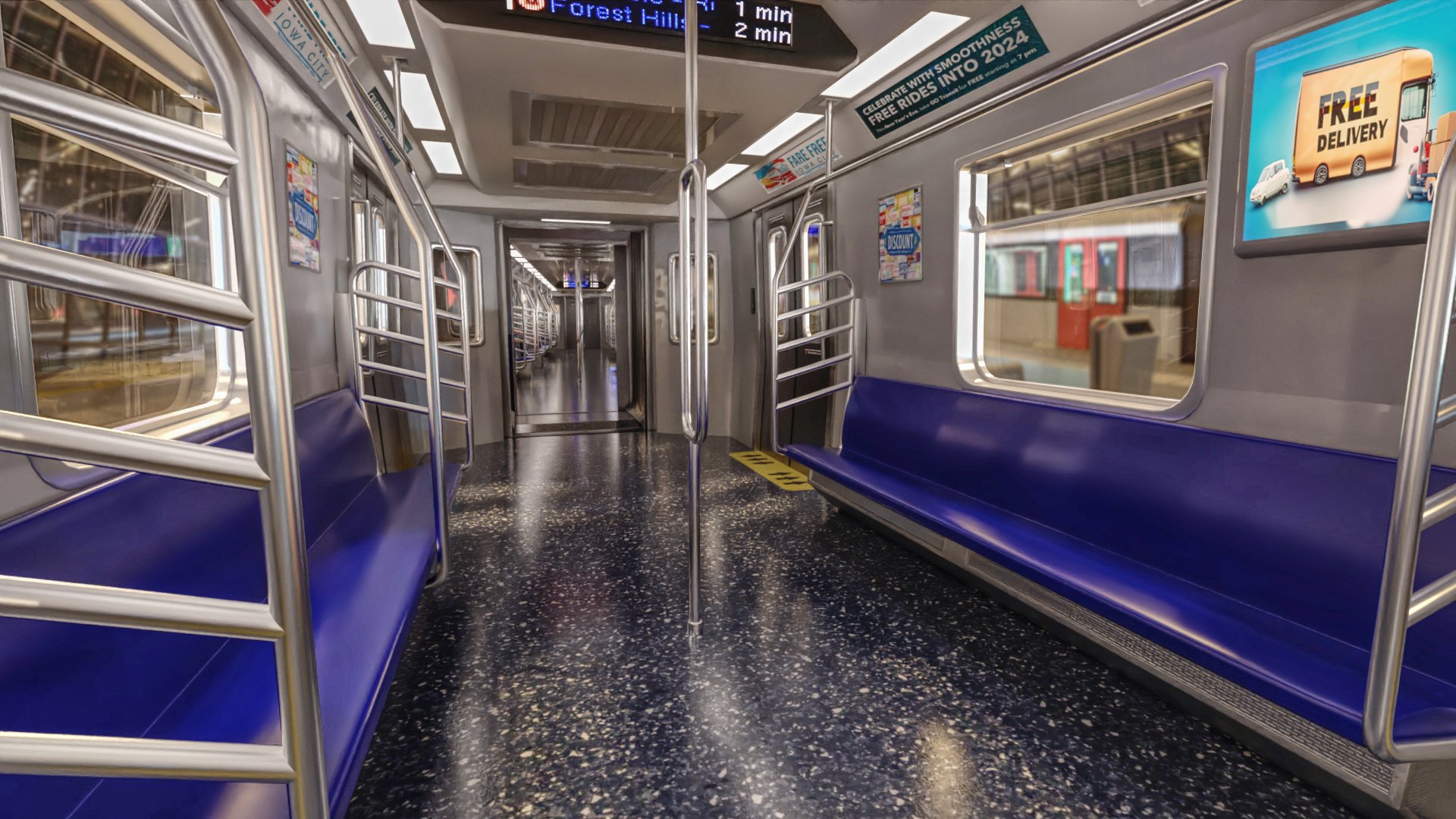 Subway Metro Train | Daz 3D