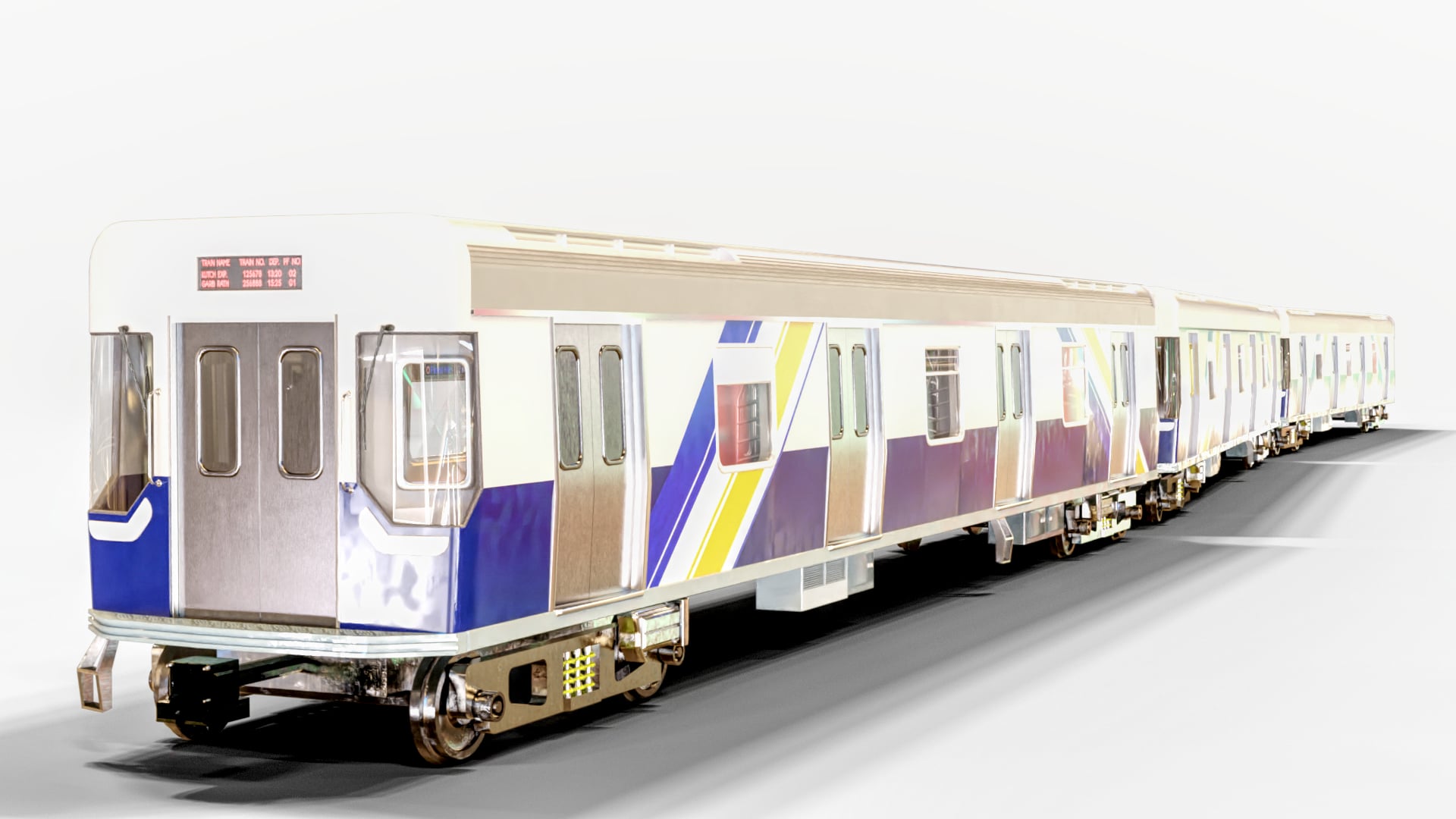 Subway Metro Train | Daz 3D