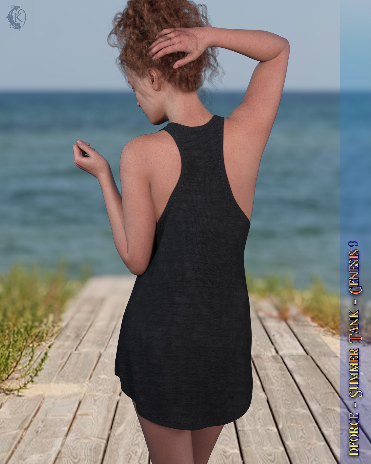 dforce - Summer Tank - Genesis 9 | Daz 3D